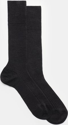 Falke Herren - Strumpf No. 7 dunkelgrau