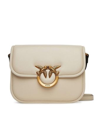 Pinko Handtasche Love Box Bag Fl Mini 104297 A26L Écru