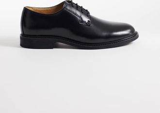 Mango Chaussures richelieu classiques en cuir - Noir