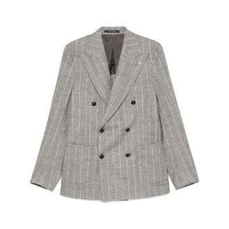 Tagliatore Zweireiher-Jacke - - Jackets - Herren - Grau - 2XL