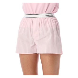 Sporty & Rich Poplin Short - - Shorts - Damen - Rosa - M