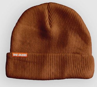 THE DUDES Logo Vermillon Nut Warmer Beanie maroon