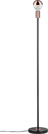 Paulmann 79614 Neordic Stehleuchte Nordin max. 1x20W Stehlampe für E27 Lampen Standleuchte Schwarz/Kupfer matt 230V Marmor/Metall ohne Leuchtmittel