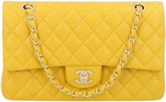Chanel Sac bandouli&egrave;re Chanel Pre-owned Classic Bag 11.12 - Femme - Pre-owned - Jaune - Taille: ONE Size
