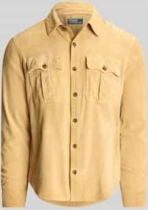 Polo Ralph Lauren Suede-Hemdjacke aus Ziegenwildleder