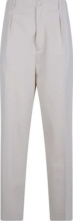 Semicouture Femme, Pantalons, Beige, Taille: 38 FR Straight Pantalons