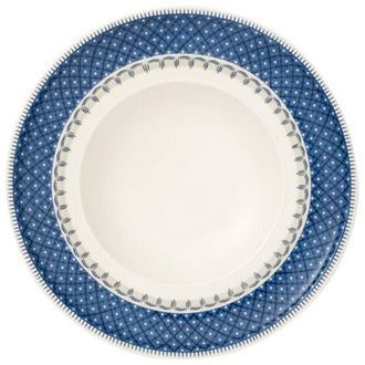 Villeroy & Boch Casale Blu Suppenteller Rund Porzellan Beige, Blau 1 St&uuml;ck(e)