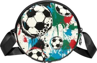 Generic Circle Petit sac &agrave; bandouli&egrave;re pour femme, sac &agrave; bandouli&egrave;re avec fermeture &eacute;clair, bretelles r&eacute;glables, style d&eacute;contract&eacute;, pour femmes et filles