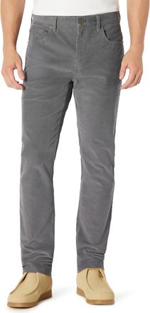 Amazon Essentials Herren Slim Fit 5-Taschen-Cordhose, Kohlegrau, 34W / 34L