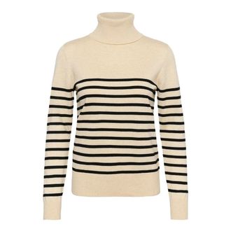 Saint Tropez MilaSZ St. Rollneck Pullover - - Knitwear - Damen - Beige - XS