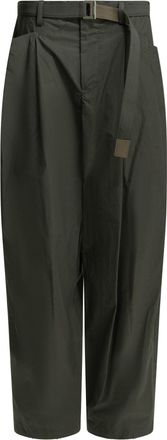 sacai Pantalon parachute Typewriter Sacai