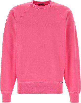 Tom Ford Homme, Sweatshirts et sweats &agrave; capuche, Rose, Taille: XL SweaT-shirt ras du cou en coton