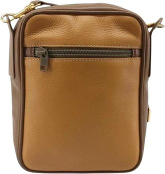 Loewe Sac bandouli&egrave;re en cuir Pre-owned - Femme - Pre-owned - Brun - Taille: ONE Size