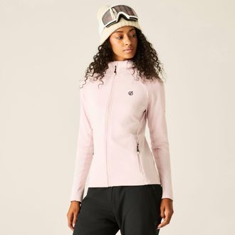 Dare 2B Dare 2B - Ventura Midlayer f&uuml;r Damen, mit Kapuze, Stretch (Rosa Nebel)