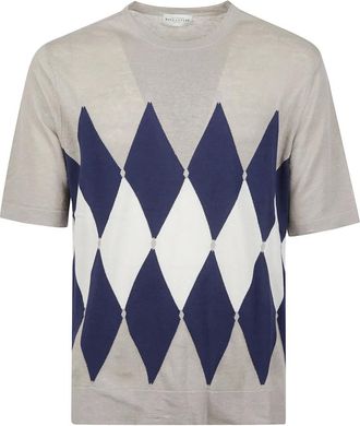 Ballantyne Homme, Tops, Gris, Taille: M Diamond T-shirt