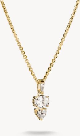 Thomas Sabo Halskette in Gelbgold und Wei&szlig;