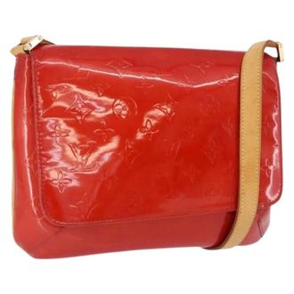 Louis Vuitton Sac bandouli&egrave;re vintage en cuir verni Pre-owned - Femme - Pre-owned - Rouge - Taille: ONE Size