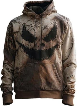 Generic Sweat Capuche Homme Grande Taille D&eacute;contract&eacute; Hoodie Ample Hommes Travail Cole Voyage Patchwork Sweatshirt Tunique Sport DExt&eacute;rieur