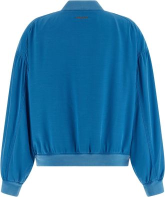 Versace Silk Poplin Blouson - Blue