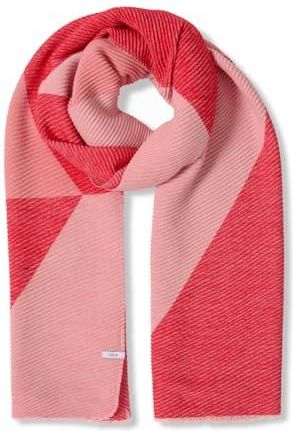 Cecil 5706588 Écharpe plissée Douillette, Orange Citrouille, Taille Unique Femme