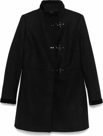 Fay Kurzer Mantel - Schwarz