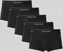 Calvin Klein Underwear Trunks mit elastischem Label-Bund im 5er-Pack