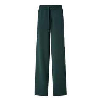 Pinko Sweatpants im Piqu&eacute;-Effekt - - Trousers - Damen - Gr&uuml;n - L