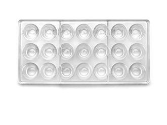 Ibili Ibili 799400 Pflanztopf Conico RIZADO Backform Praline Polycarbonat klar 30 x 14 x 2 cm