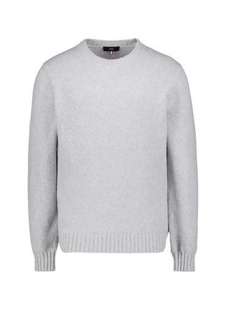 Cinque Herren Pullover grau Baumwolle unifarben
