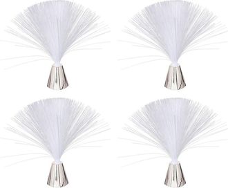 SOLUSTRE 4 Stücke Glasfaser Lampe Farbwechsel Glasfaser LED Lampe Glasfaserleuchte Nachtlicht Tischlampe Geschenke für Wohnzimmer Schlafzimmer Tisch Dekoration