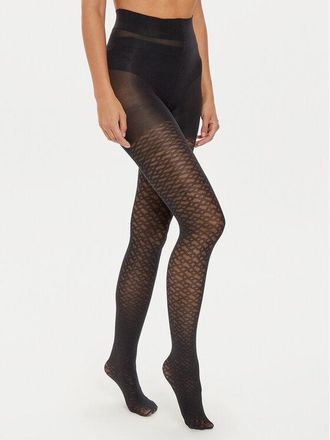 HUGO BOSS Damenstrumpfhose Th Monogram Pa W 50524416 Schwarz