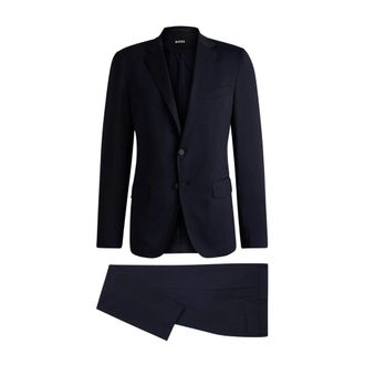 HUGO BOSS Dunkelblauer Home Vestit Set - - Suits - Herren - Blau - 3XL