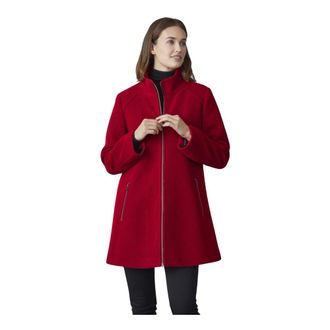 Junge Parkas - - Coats - Damen - Rot - 4XL