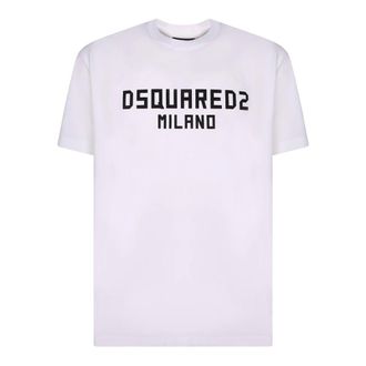 Dsquared2 Herren, Oberteile, Wei&szlig;, MGr&ouml;&szlig;e