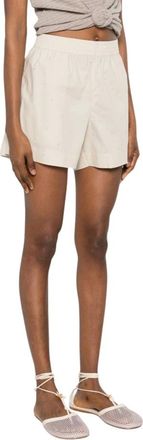 MC2 Saint Barth Femme, Shorts, Beige, Taille: 40 FR Short Shorts