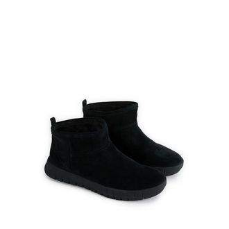 Geox Boots aspect daim en cuir