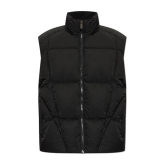 Off-white Wattierte Weste mit Stehkragen - - Jackets - Herren - Schwarzk - M