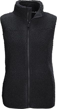 Killtec Femme Gilet polaire Sherpa avec col montant KOW 7 WMN VST, schwarz, 46, 43297-000
