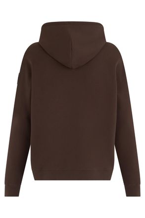Canada Goose Womens Hooded Sweatshirt Brown Cotton Hoodies