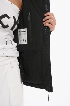 Yves Salomon Monogram-Skijacke mit Pelz Yves Salomon