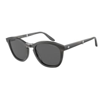 Giorgio Armani Homme, Accessoires, Gris, Taille: ONE Size Lunettes de soleil grises en ac&eacute;tate Ar8170-5964B1