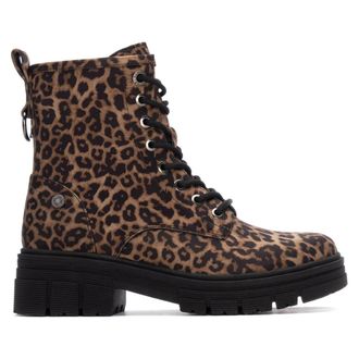 Refresh Freizeitstiefeletten Damen Leopard - Bequeme und vielseitige Schuhe - Casual Mode - Modell 17316602 (Gr&ouml;&szlig;e 40)