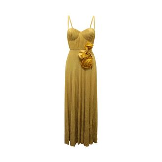 Elisabetta Franchi Femme, Robes, Jaune, Taille: 38 FR Abr2252E2 Dress