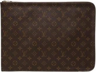 Louis Vuitton Pre-owned Sacoche en toile Monogram - Femme - Pre-owned - Brun - Taille: ONE Size