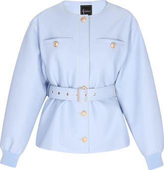 Faina Jacke Frauen hellblau