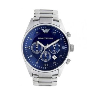 Emporio Armani Sportivo Chronograph Uhr - - Accessories - Herren - Grau - ONE SIZE