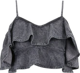 Isabel Marant Top Voloteo Coton Gris