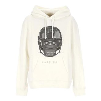 Ih Nom Uh Nit Hoodie mit futuristischem Helm-Print - - Sweatshirts & Hoodies - Herren - Wei&szlig; - XL