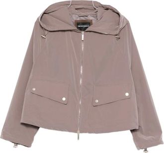 Emporio Armani Femme, Vestes, Rose, Taille: 42 FR Veste Marron Clair