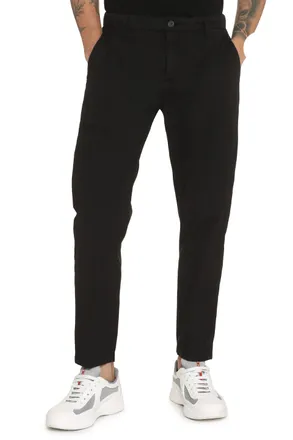 Department Five Mens Chino Pants Prince Black Cotton Chinos